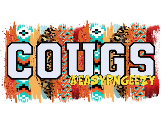 COUGS Sublimation Png/ Cougars Mascot/ School Mascot | Etsy