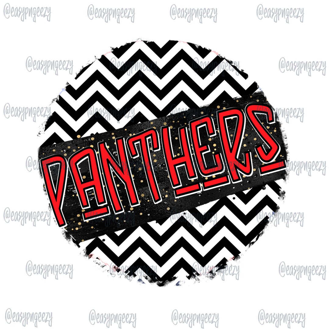 Red Panthers Sublimation Png/panthers Mascot Png/panther Mascot ...