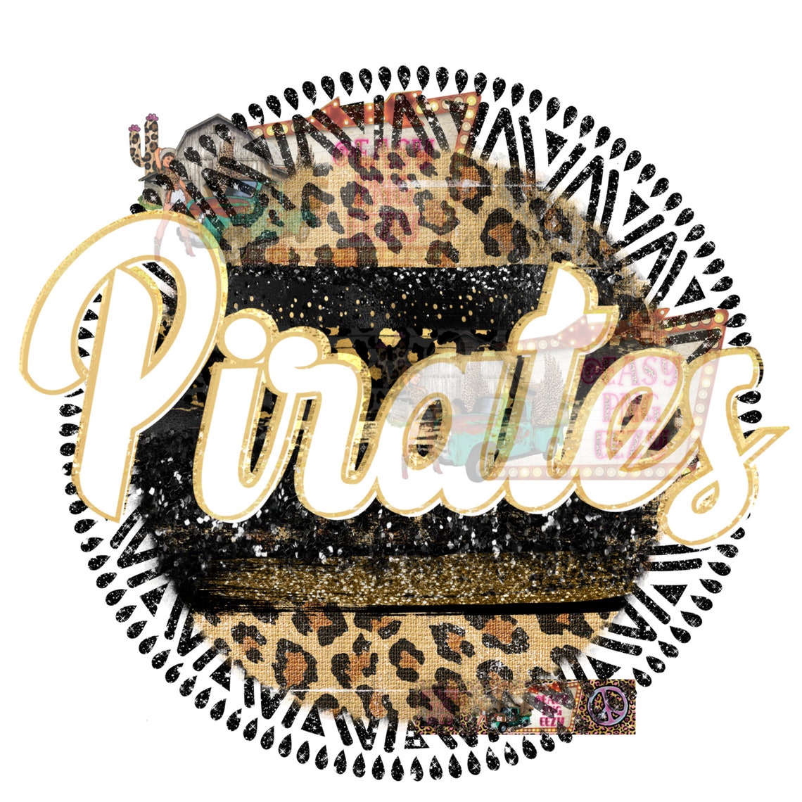 Pirates Sublimation Png/football/crandall Texas/pirates Design/brown ...