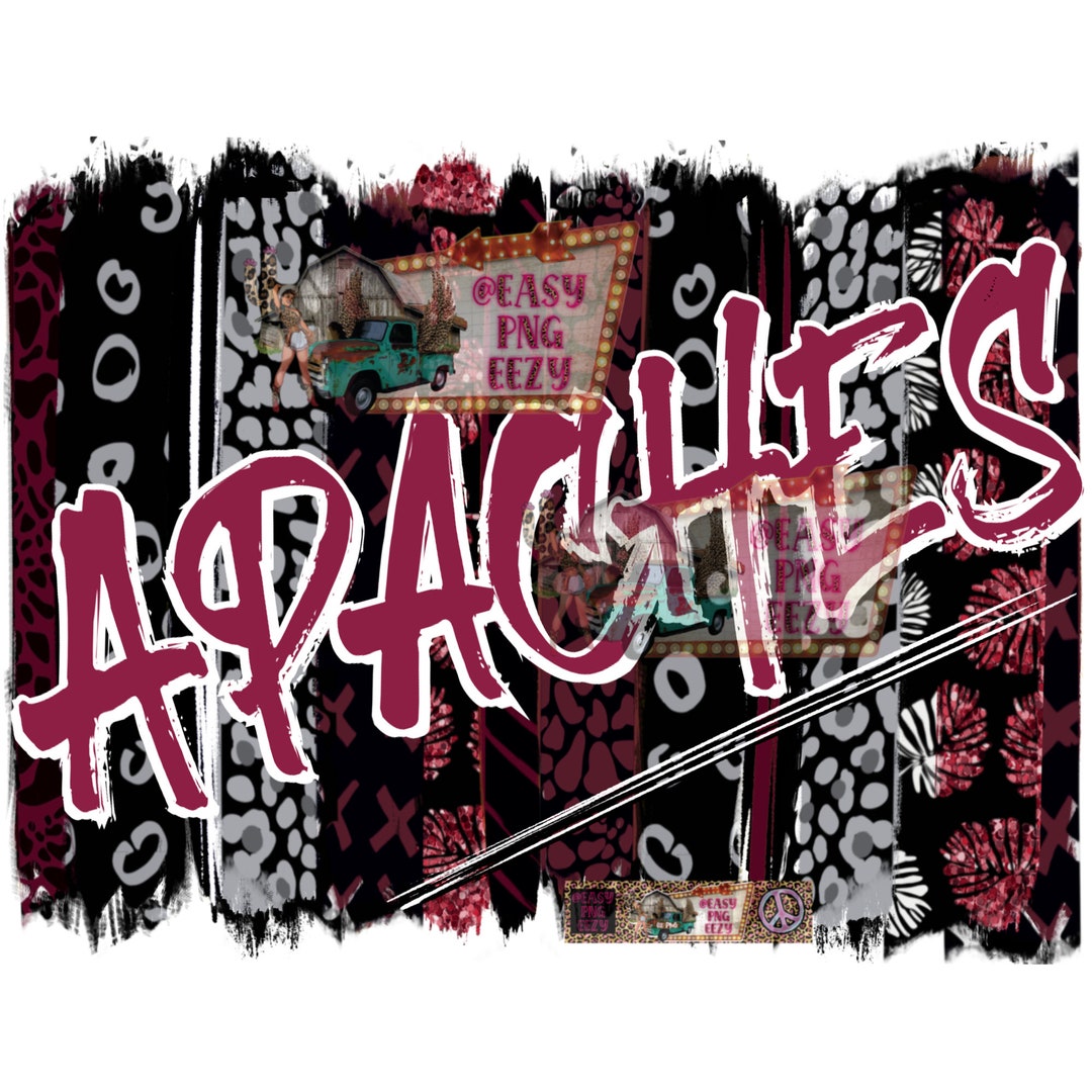 Apaches Sublimation Png/texas Football/apaches Mascot/team Png/apache ...