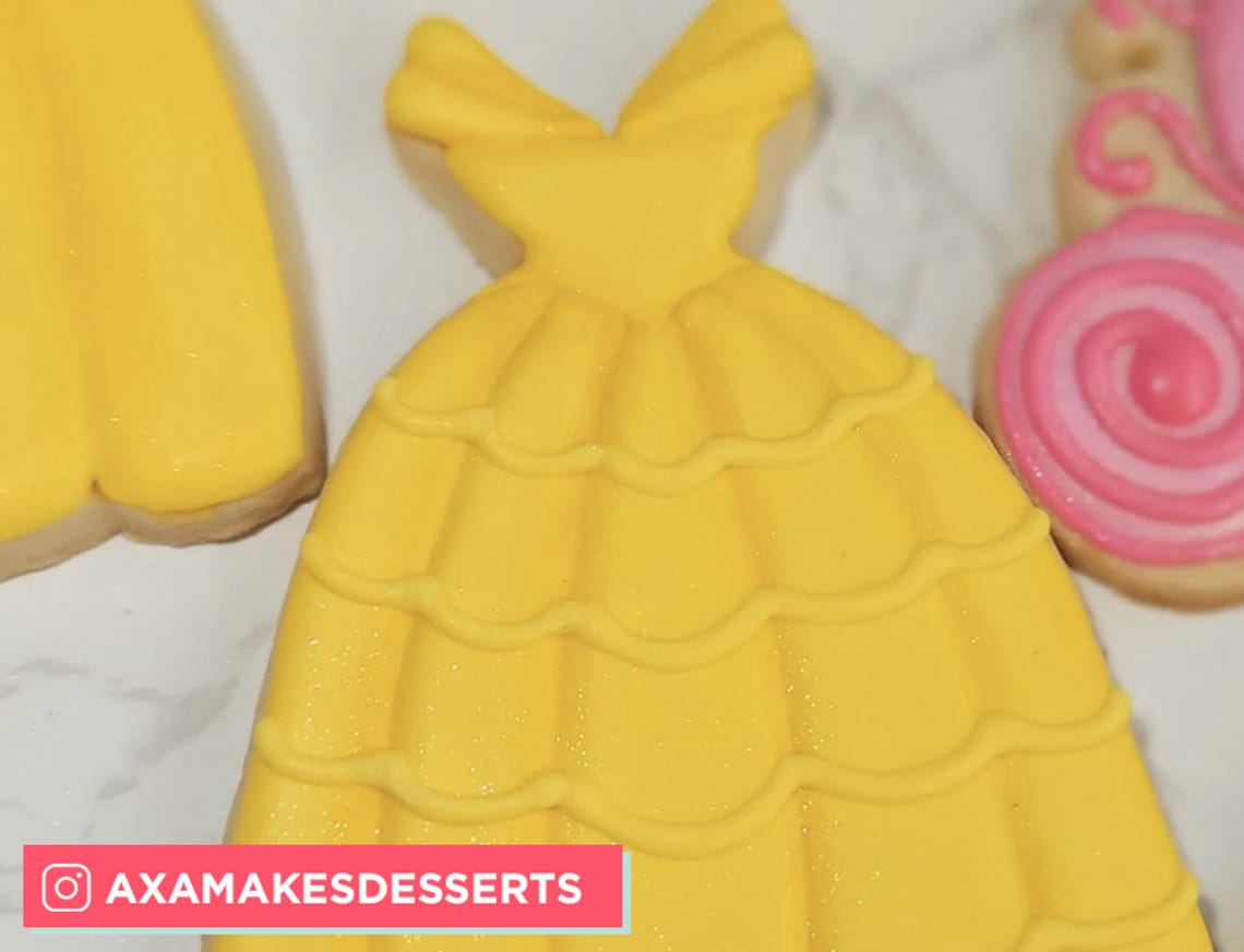 Princess Dress Set 1 Set of 5 Cookies Cutters of Classic - Etsy