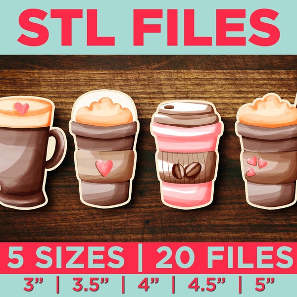 Coffee Mug Cookie Cutter Stl File - Etsy
