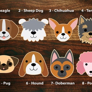 Dog Heads With Party Hats Set Cookie Cutter - Etsy