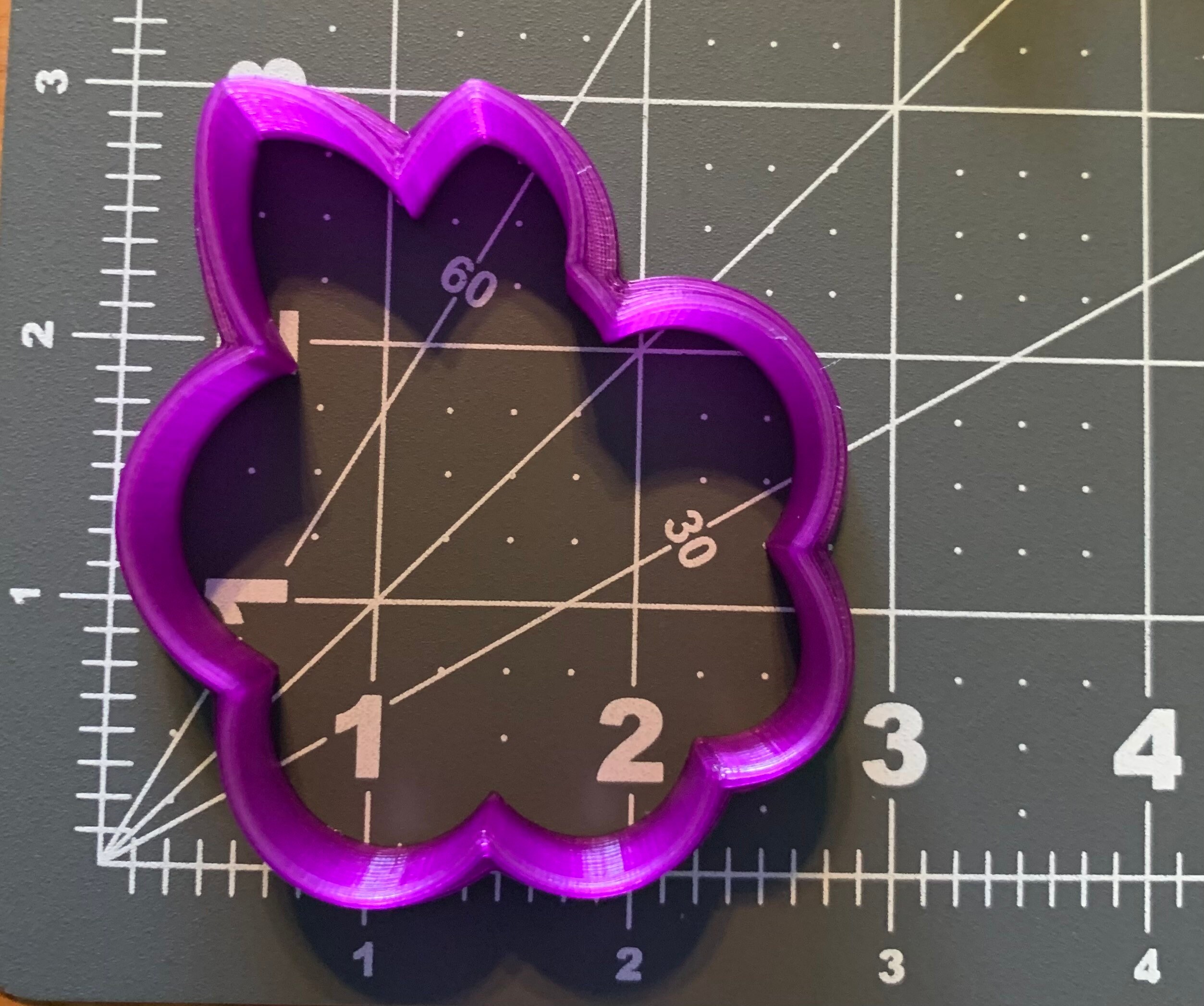Flower Cookie Cutter With Leaves - Etsy