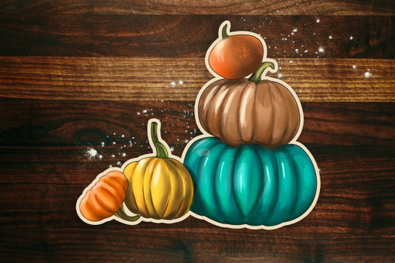 Stacked Pumpkins 1 Fall Cookie Cutter - Etsy