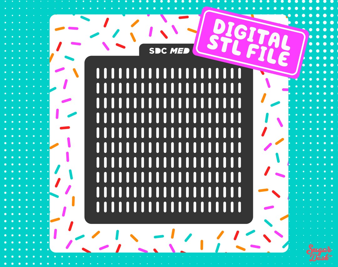 Three Sizes! | DIGITAL STL FILE | Jimmies Sprinkle Stencil - Etsy