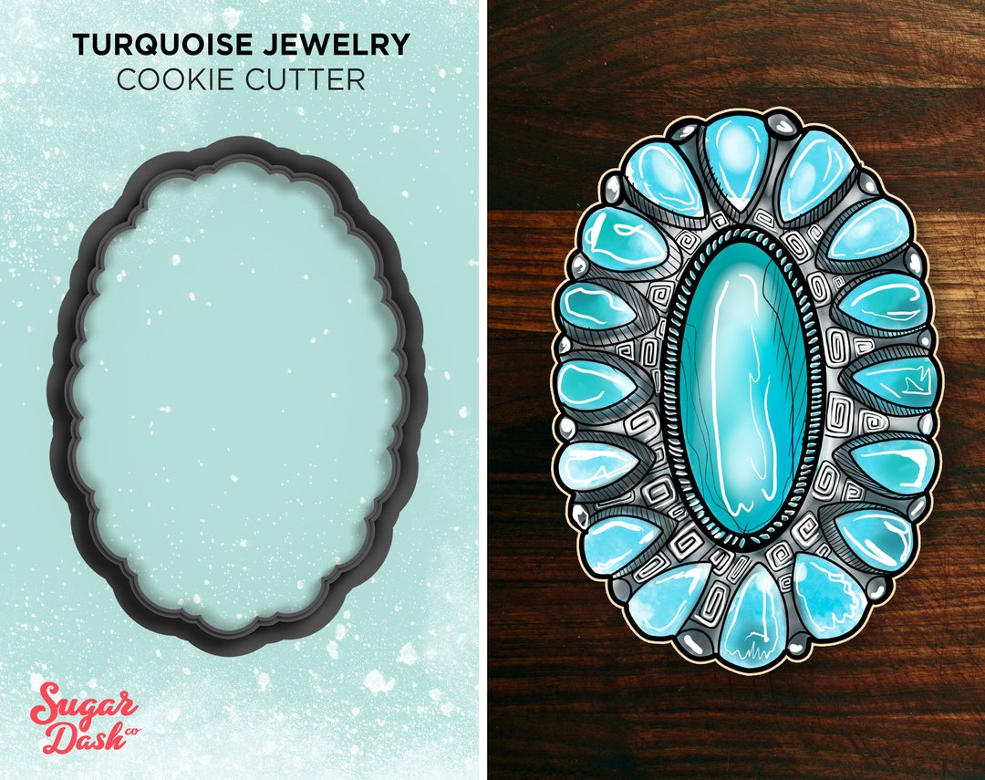 Turquoise Jewelry Cookie Cutter - Western Theme - Etsy