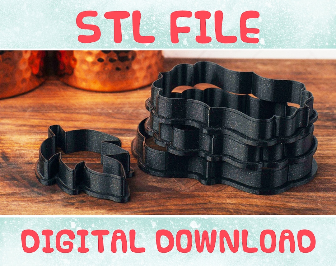 STL Cookie Cutter File | Digital Download of Cookie Cutter STL - Etsy