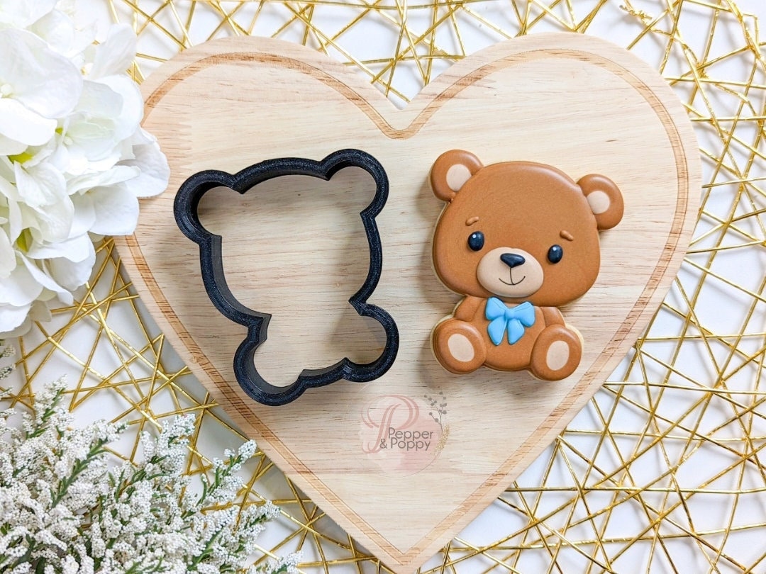 Teddy Bear #1 Cookie Cutter - Etsy