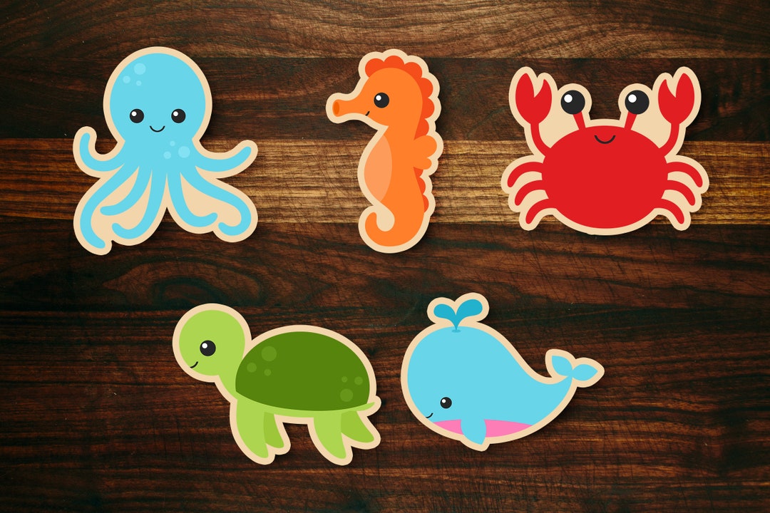 Ocean Animals Cookie Cutter Set of 5 - Etsy