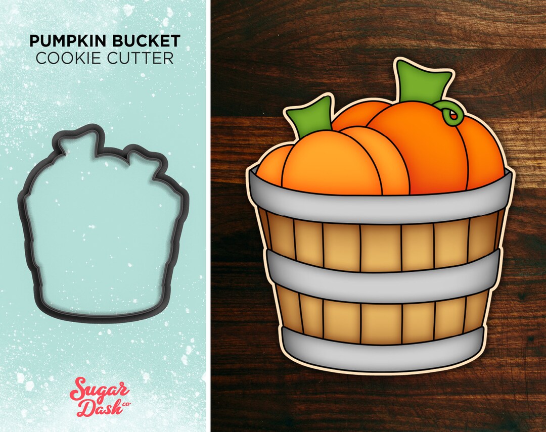 Pumpkin Bucket Cookie Cutter - Etsy