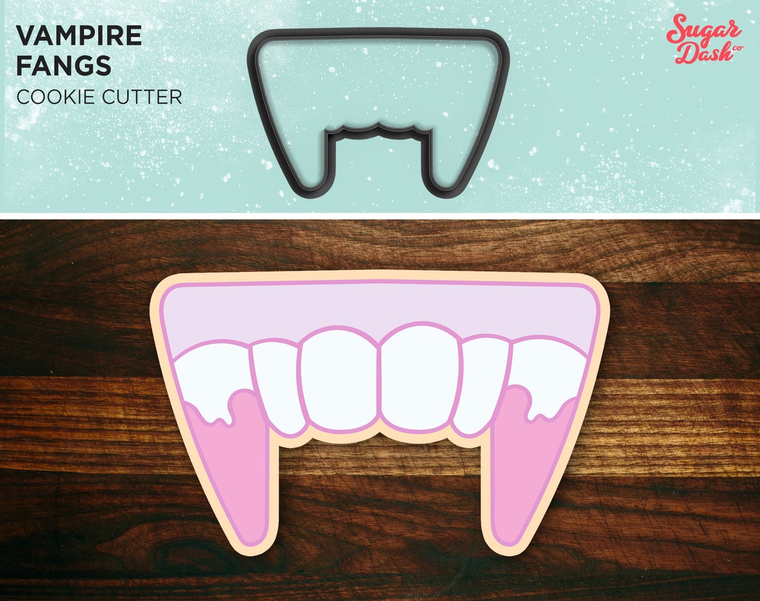 Vampire Fangs - Halloween Fangs Cookie Cutter - Etsy