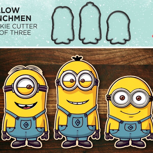 Minion Cookie Cutter - Etsy
