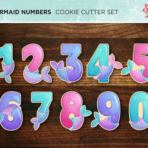 Mermaid Number 7 - Etsy