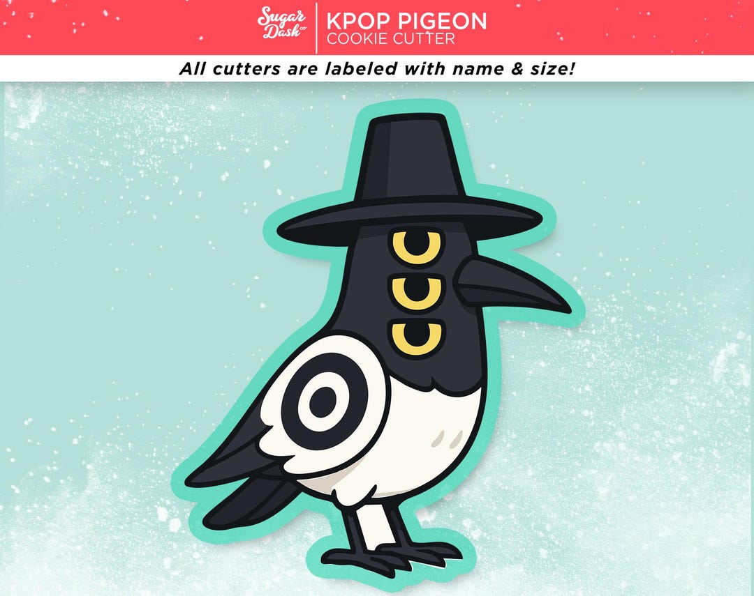 Kpop Bird Crow Magpie or Pigeon Bird Cookie Cutter - Etsy