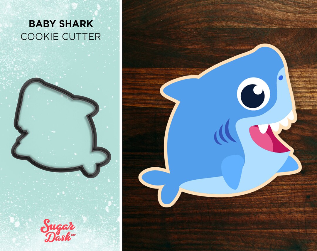 Baby Shark Cookie Cutter - Etsy