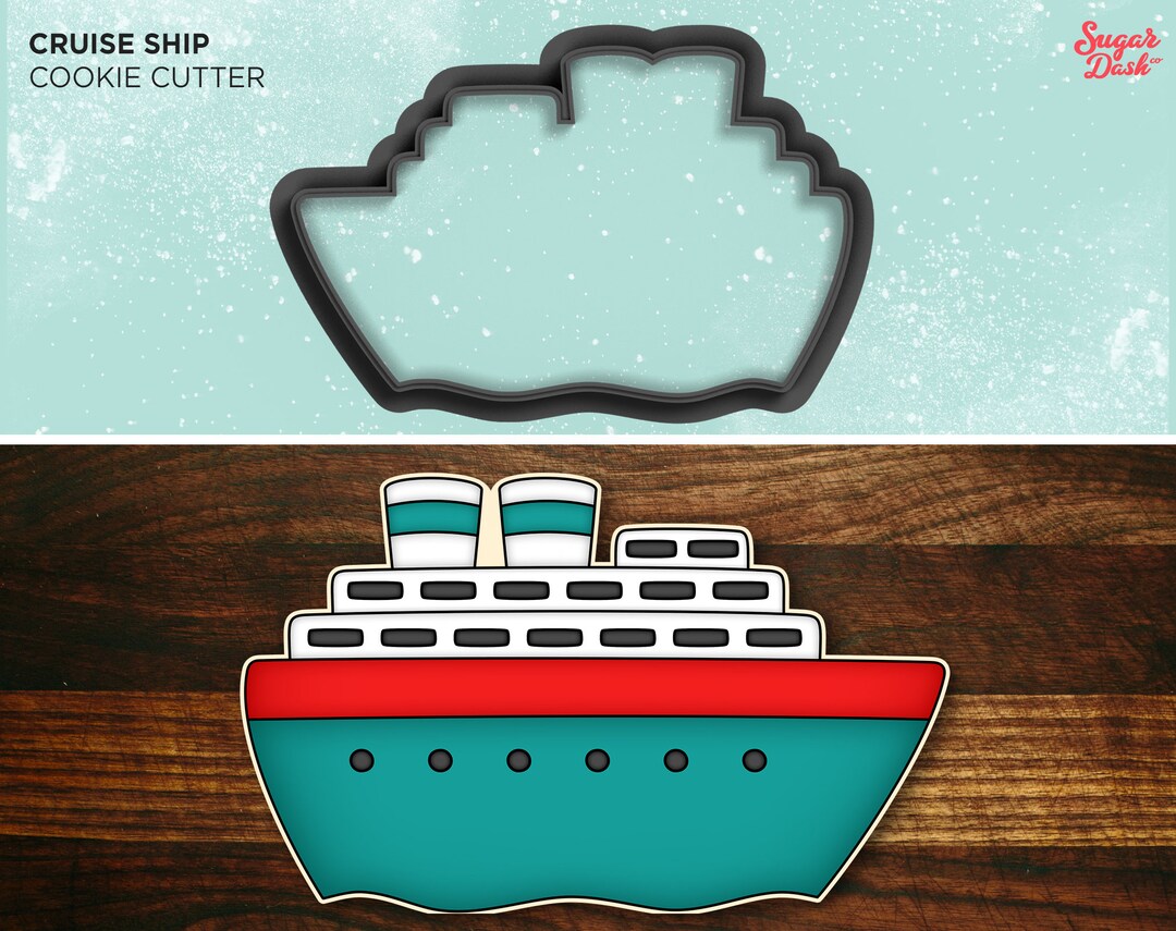 Cruise Ship Cookie Cutter - Etsy