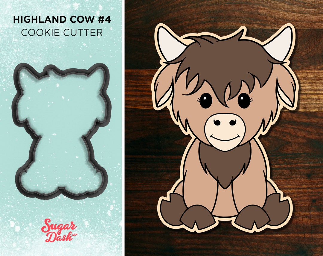 Highland Cow Body #4 Cookie Cutter - Etsy