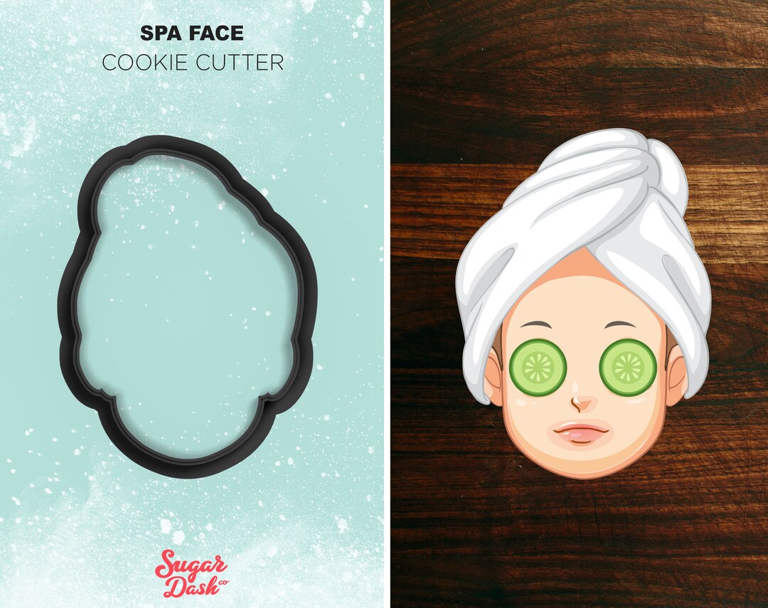 Spa Face Cookie Cutter - Etsy