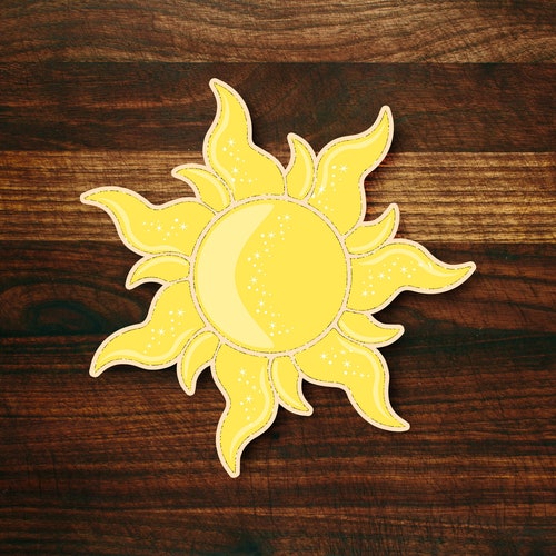 Rapunzel Sun Cookie Cutter - Etsy