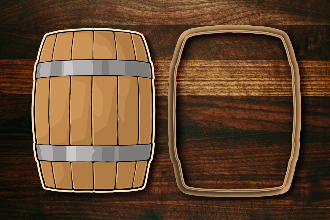 Wooden Barrel Cookie Cutter Western Themed - Etsy