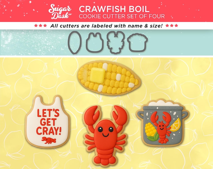Crawfish Cookie Cutter - Etsy