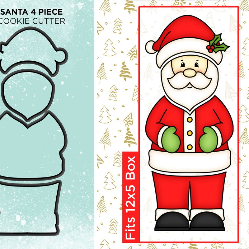Santa Cookie Cutter - Etsy