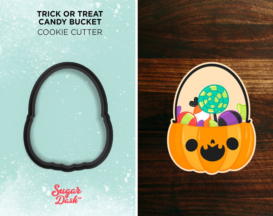 Halloween Candy Bucket Cookie Cutter - Etsy