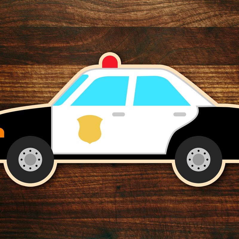 Police Car Cookies - Etsy