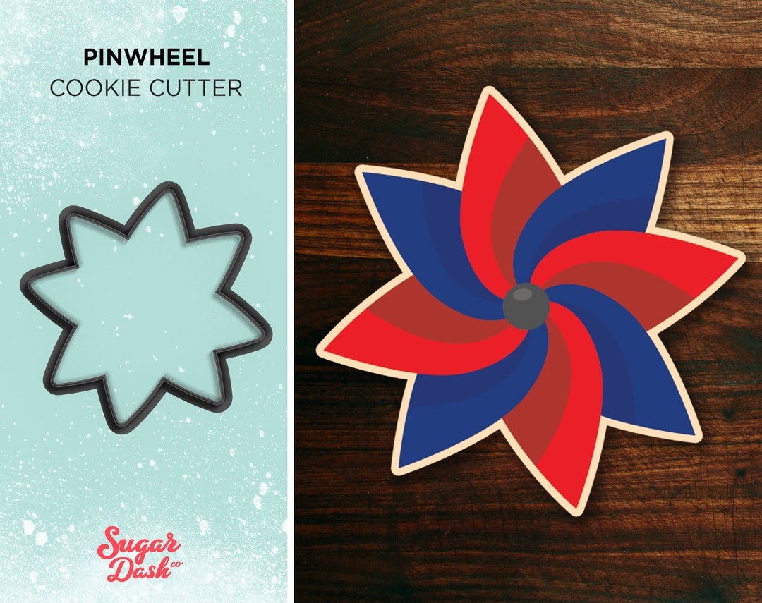 Pinwheel Cookie Cutter - Etsy
