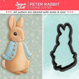 Peter Rabbit Cookie Cutter - Etsy