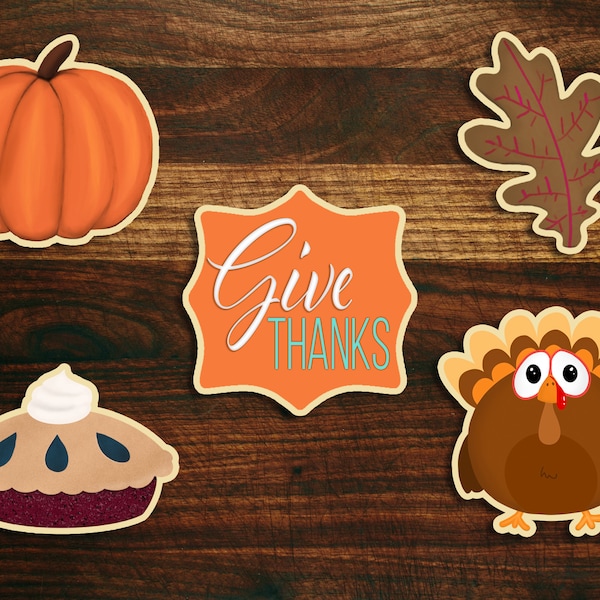 Thanksgiving Cookies - Etsy