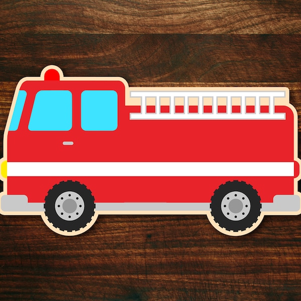 Fire Truck Cookies - Etsy