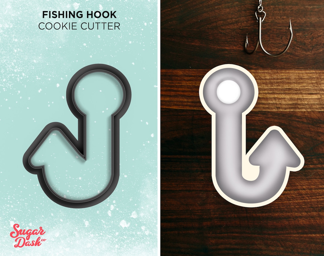 Fish Hook Cookie Cutter - Etsy