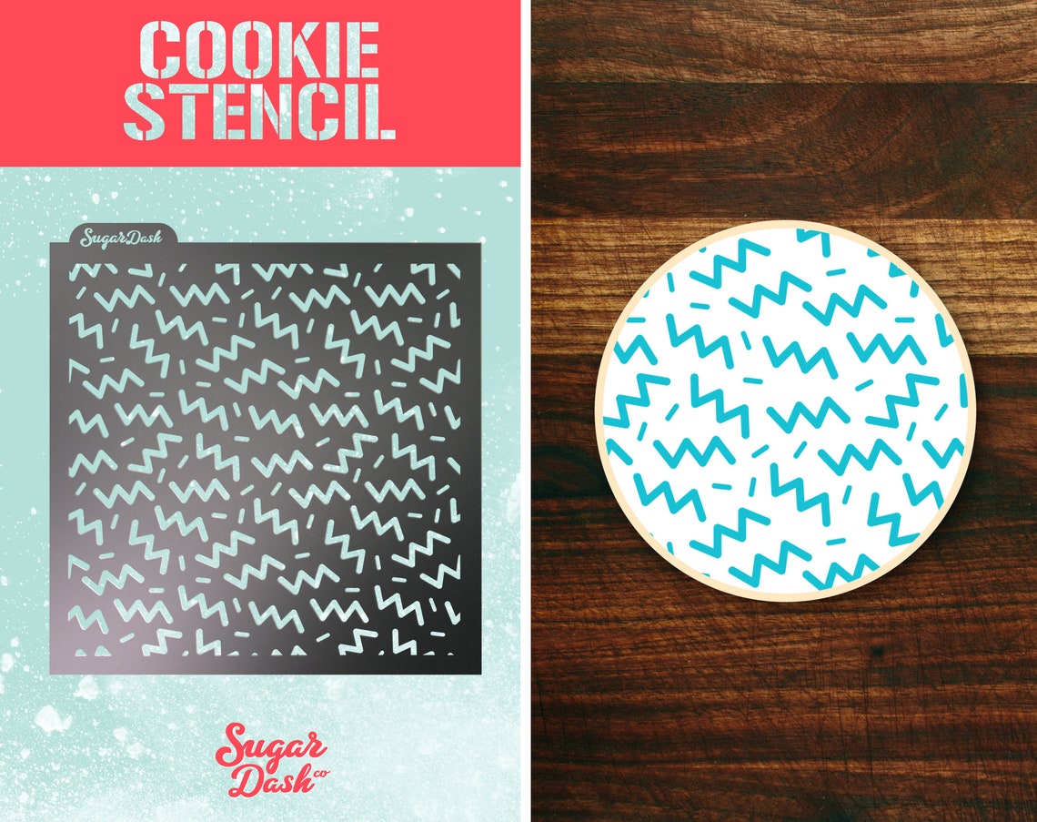 Retro 90s Stencil 7 Digital SVG File - Etsy