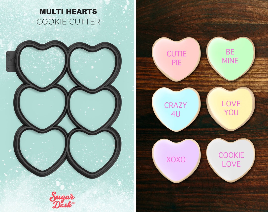 Heart Multi Cookie Cutter - Etsy