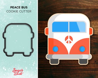 Camper Van Cookie Cutter Vintage Bus Cookie Cutter Camper Cookie Cutter ...