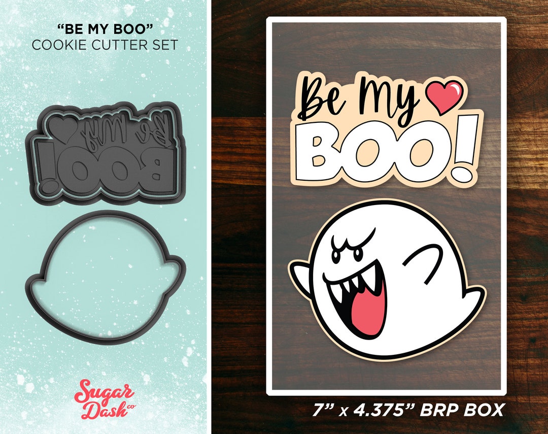 Be My Boo - Valentines Pun Cookie Cutter Set - Etsy
