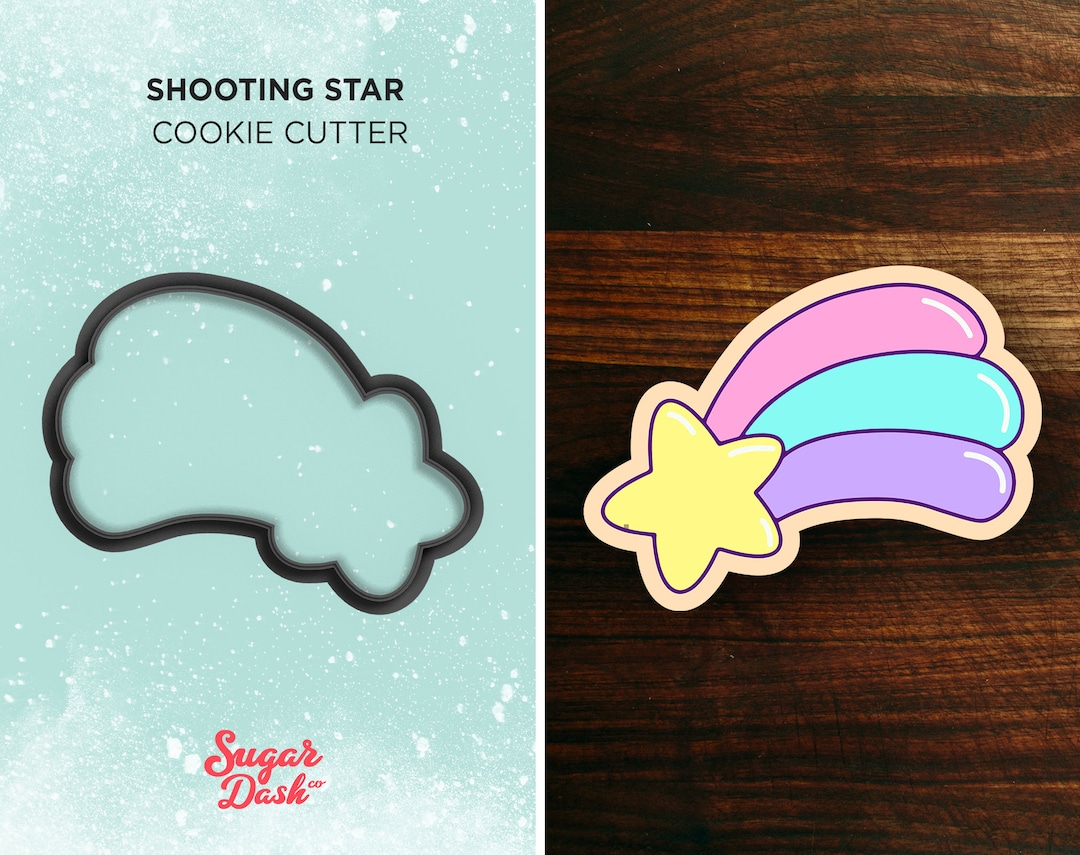 Shooting Star Cookie Cutter - Etsy