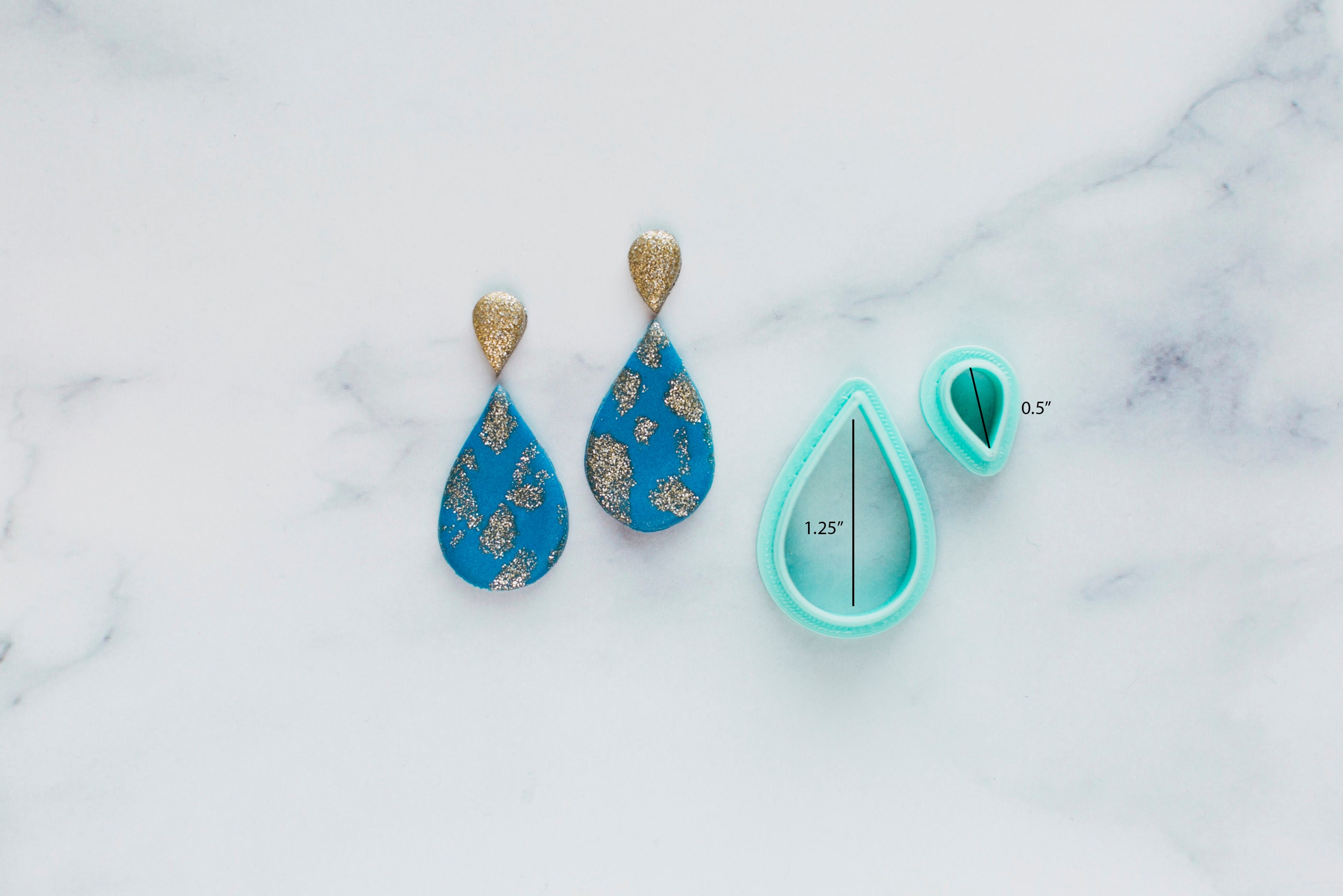Tear Drop Clay Cutter Set for Polymer Jewelry and Earrings - Etsy