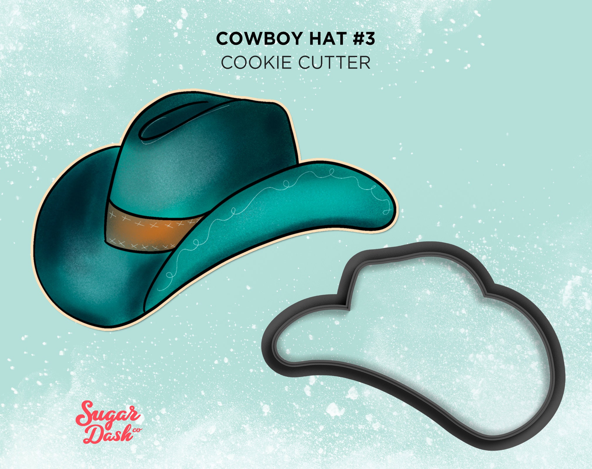 Cowboy Hat Cookie Cutter Western Theme 3 - Etsy