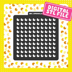 DIGITAL STL FILE | Duck Sprinkle Stencil #18 - Physical Item! - Etsy