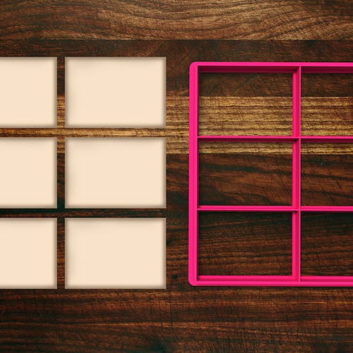 Multi Rectangle 8 Cuts Cookie Cutter and Fondant Cutter and - Etsy