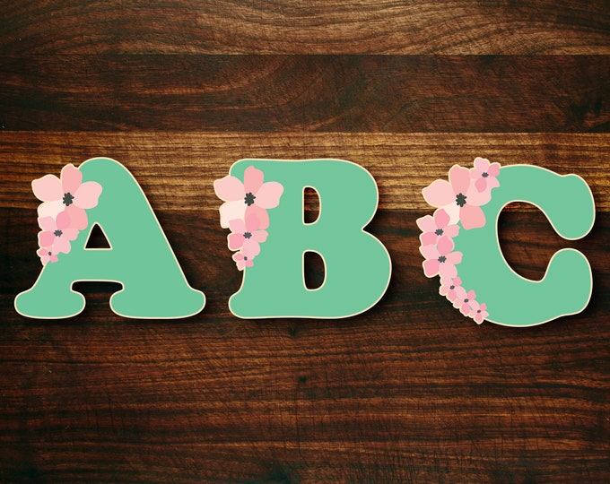 Floral K Cookie Cutter/k Cookie Cutter/floral Letter Cookie Cutter ...