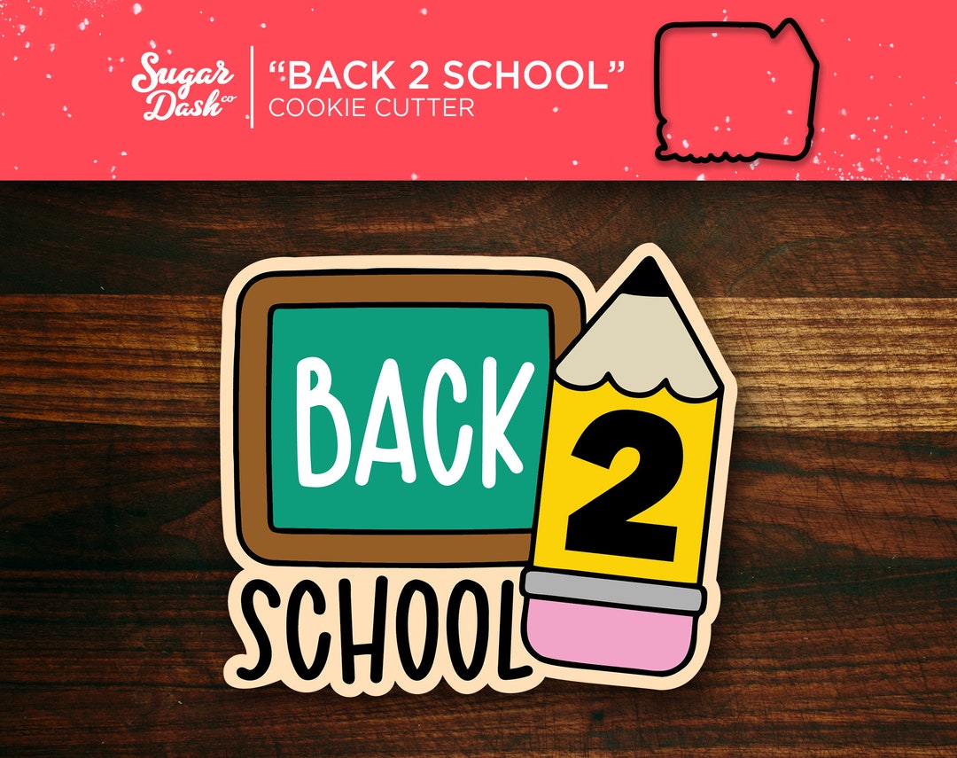 Back to School Cookie Cutter #4 - Etsy