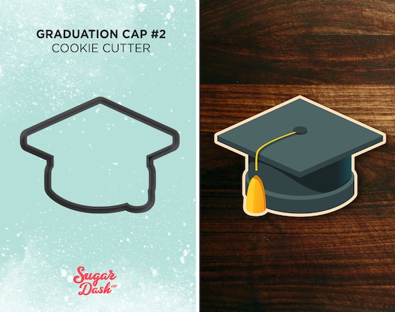 Graduation Cap 2 Cookie Cutter - Etsy