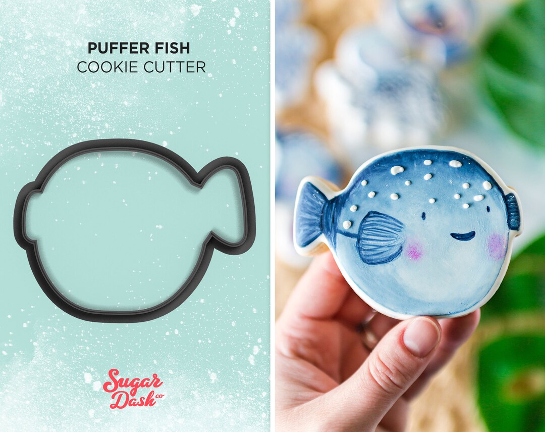 Puffer Fish - Great Blue Sea Cookie Cutter - Etsy