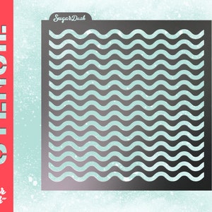 Lines Stencil - Etsy