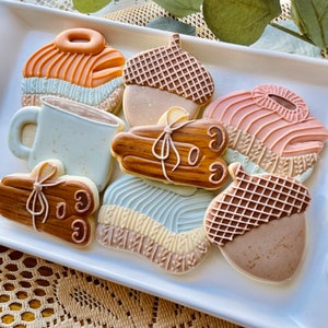 Cozy Fall Cookie Cutters Set of 4 - Etsy