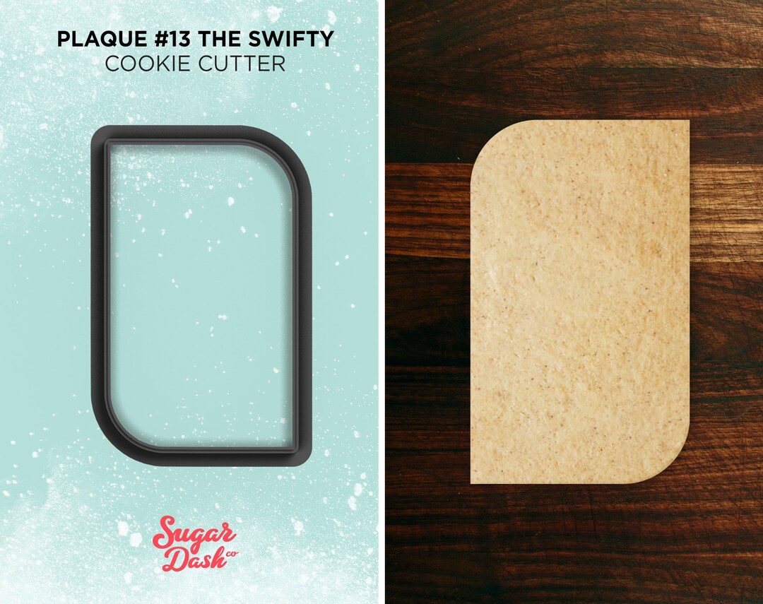 Plaque Cookie Cutter #13 - the Swifty - Etsy